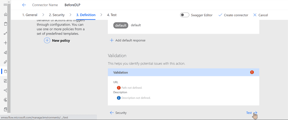 Custom connectors with DLP policy in Power Automate | Robert Dyjas - blog