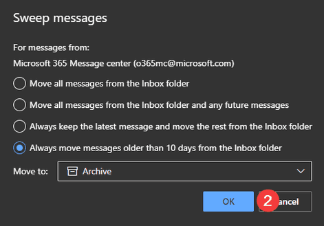 6 ways to clean up Outlook mailbox | Robert Dyjas - blog