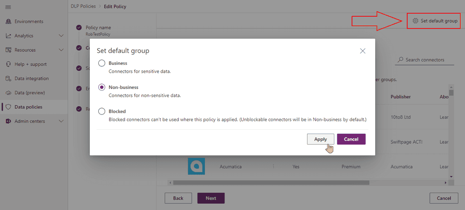 Custom connectors with DLP policy in Power Automate | Robert Dyjas - blog