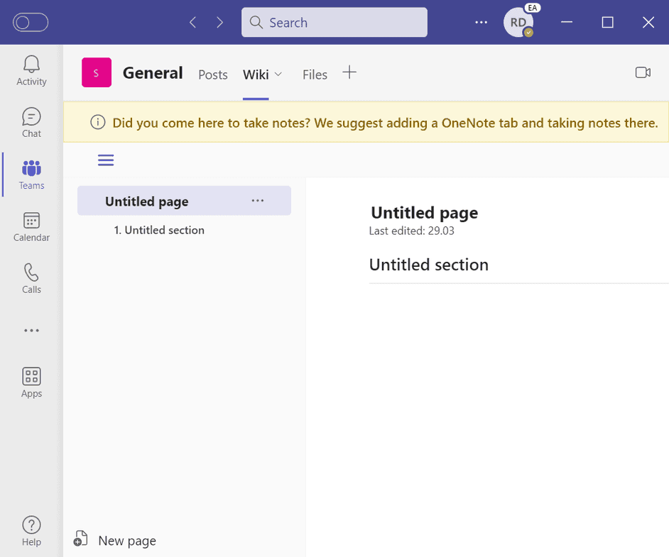 Retirement of Teams Wiki - everything you need to know | Robert Dyjas ...