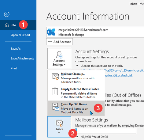 6 ways to clean up Outlook mailbox | Robert Dyjas - blog