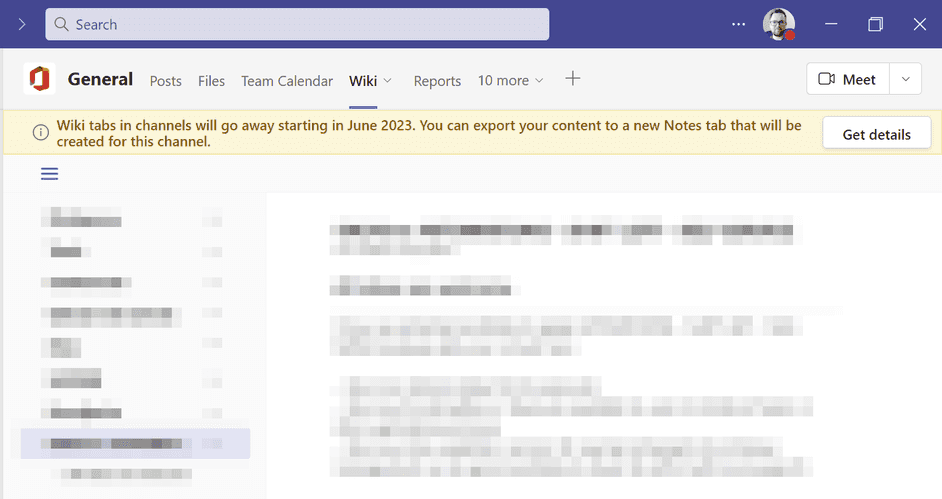 Retirement of Teams Wiki - everything you need to know | Robert Dyjas ...